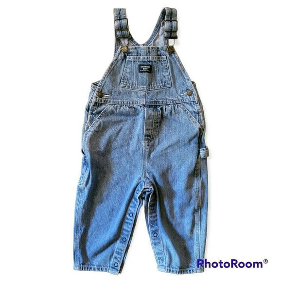 OshKosh B'gosh | Bottoms | Oshkosh Blue Cargo Overalls | Poshmark